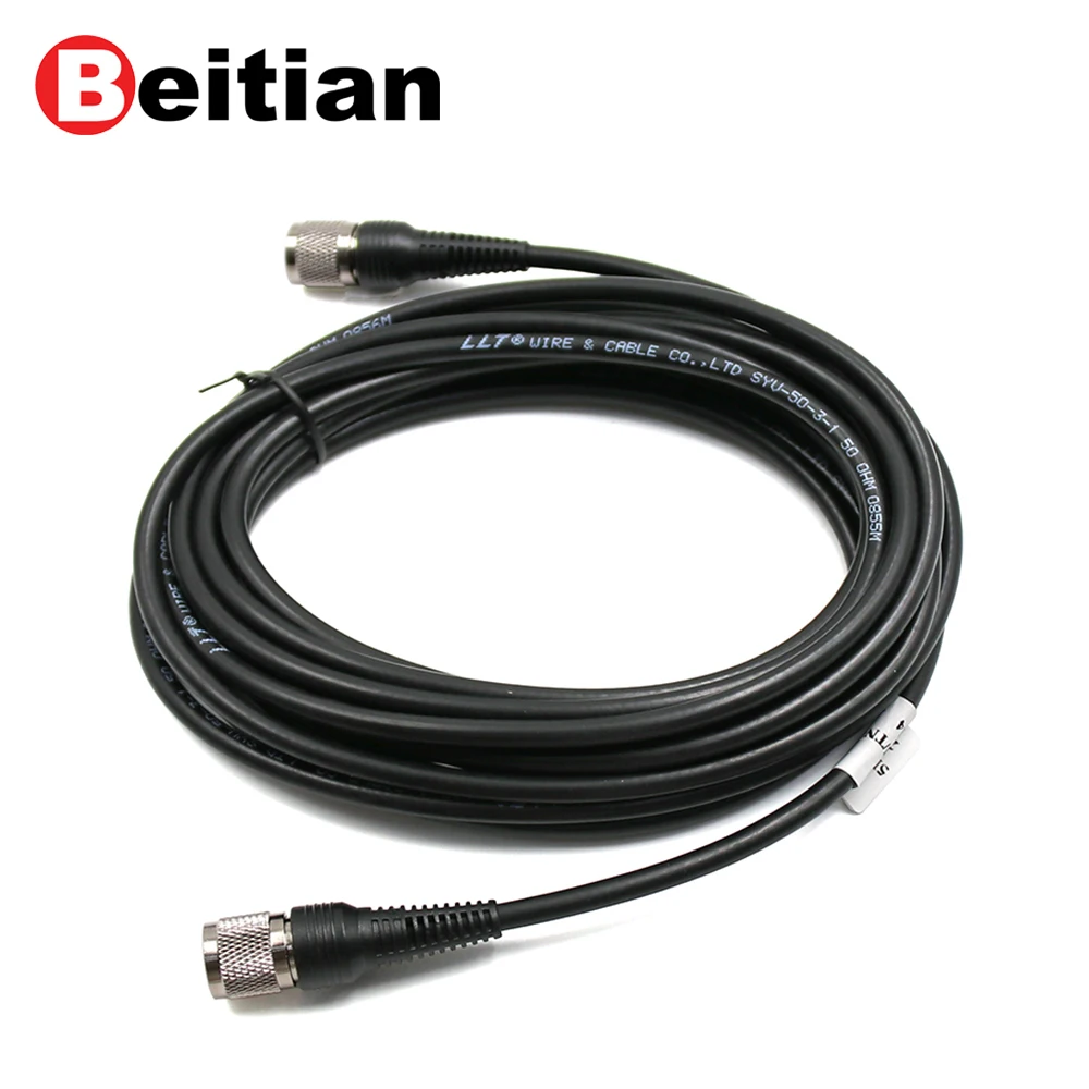 BEITIAN 5.0m length GNSS antenna GPS antenna TNC male TNC male cable, B 5 TNC TNC|cable ...