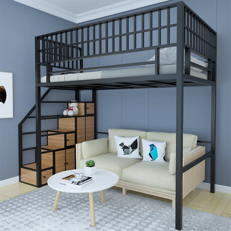 Lob-bed-bed-underbed-table-loft-bed-duplex-second-floor-bed-apartment ...