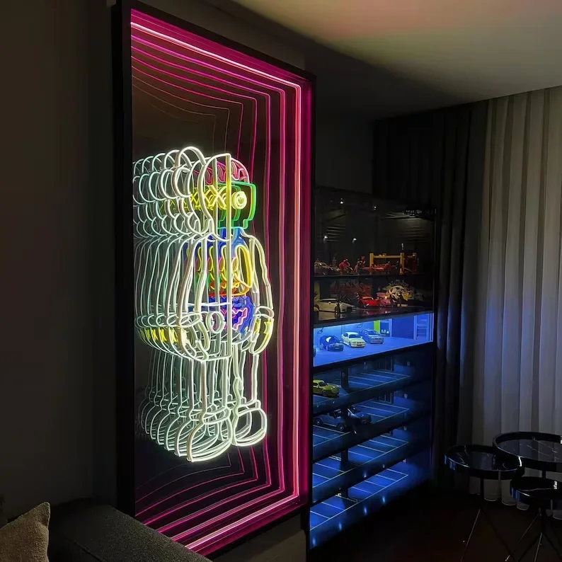 Outdoor-Waterproof-Infinity-Mirror-Neon-Sign-Advertising-Led-Neon-Sign ...