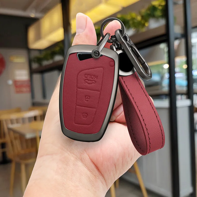 Remote-Key-Case-Cover-Holder-Fob-For-Hyundai-Grandeur-HG-Sedan-Santa-Fe ...