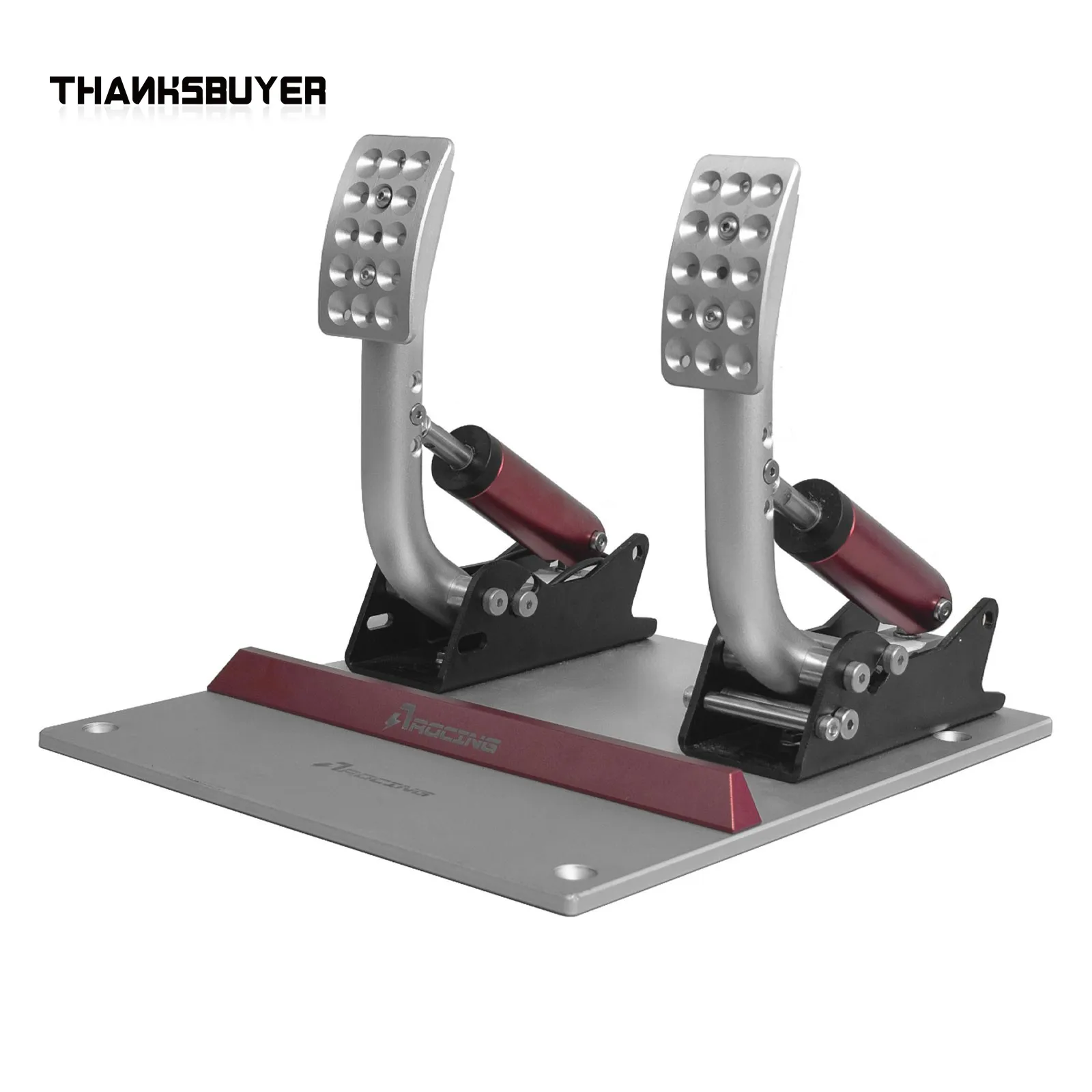 AZRACING CPCL Throttle+Brake with/Without Clutch Pedals Dual Mode Racing Game Simulator Control ...