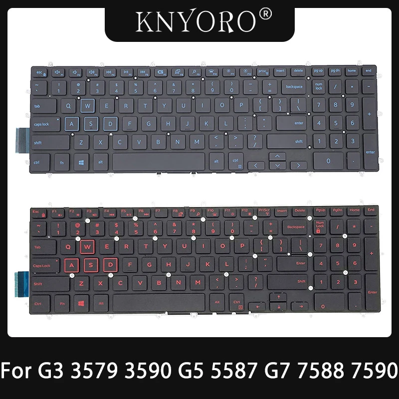Keyboard Dell G3 3579 Spanish | Dell 7559 Keyboard Backlit | Keyboard ...
