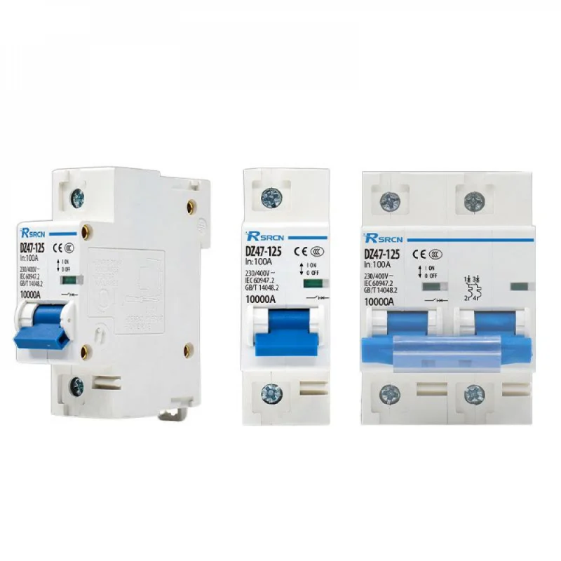 100A Single Phase Mini Circuit Breaker With RCD Protection - Household ...