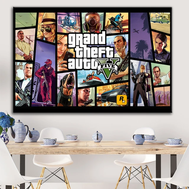 Gta 5 Poster Gamestop