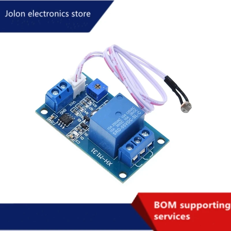 Xh-m131 5v/12v Light Control Switch Photoresistor Relay Module ...