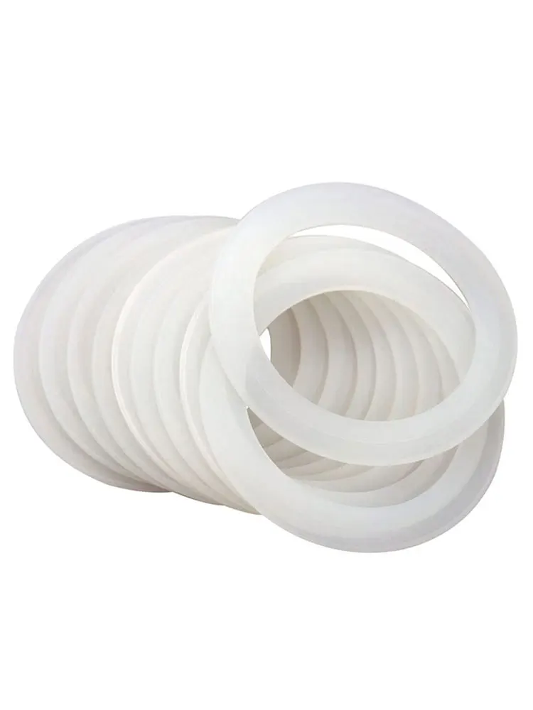 10PCS-Reusable-Silicone-Seals-Plastic-Storage-Lids-Gaskets-For-Food ...