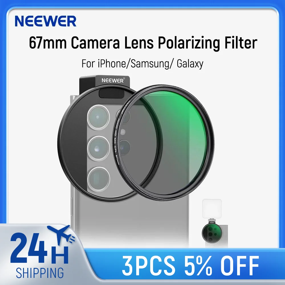 NEEWER-CPL-Filter-for-Phone-67mm-Camera-Lens-Polarizing-Filter-with ...