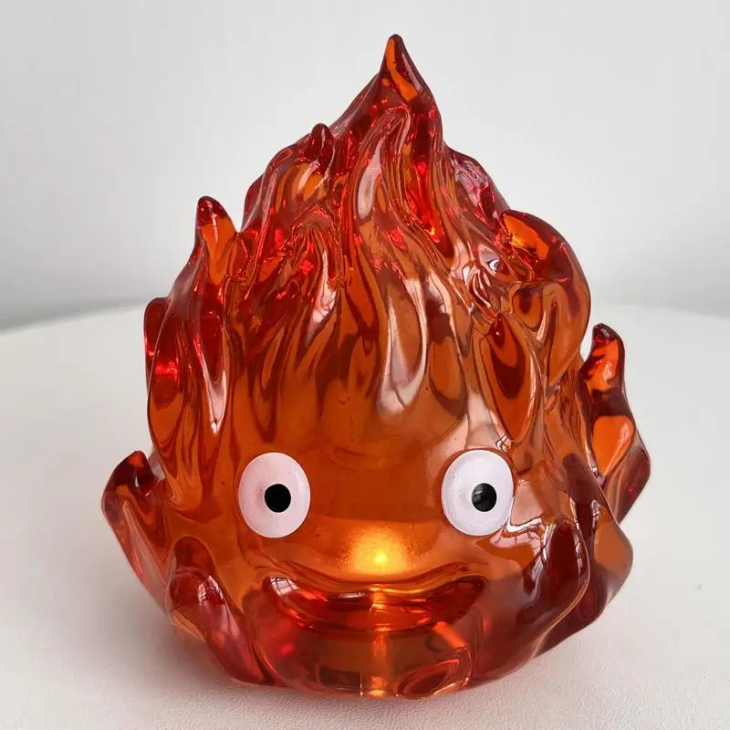 Flame Calcifer Five Colored Luminous Anime Figures Fire Devil Hayao ...