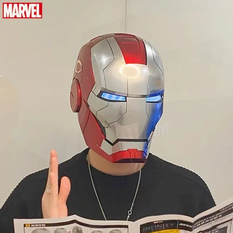 Tot Marvel Iron Man Autoking 1/1 Mk5 Helmet Remote And Voice Control ...