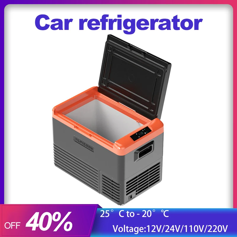 30L/40L/50L Alpicool Car Refrigerator 12V/24V Portable Freezer Fridge ...