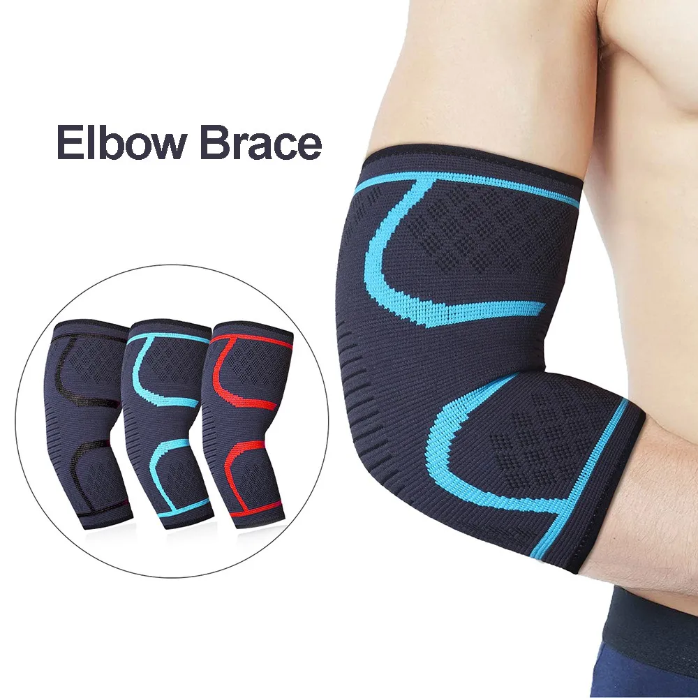 1PC-Elbow-Brace-Elastic-Elbow-Compression-Sleeve-For-Sports-Tendonitis ...
