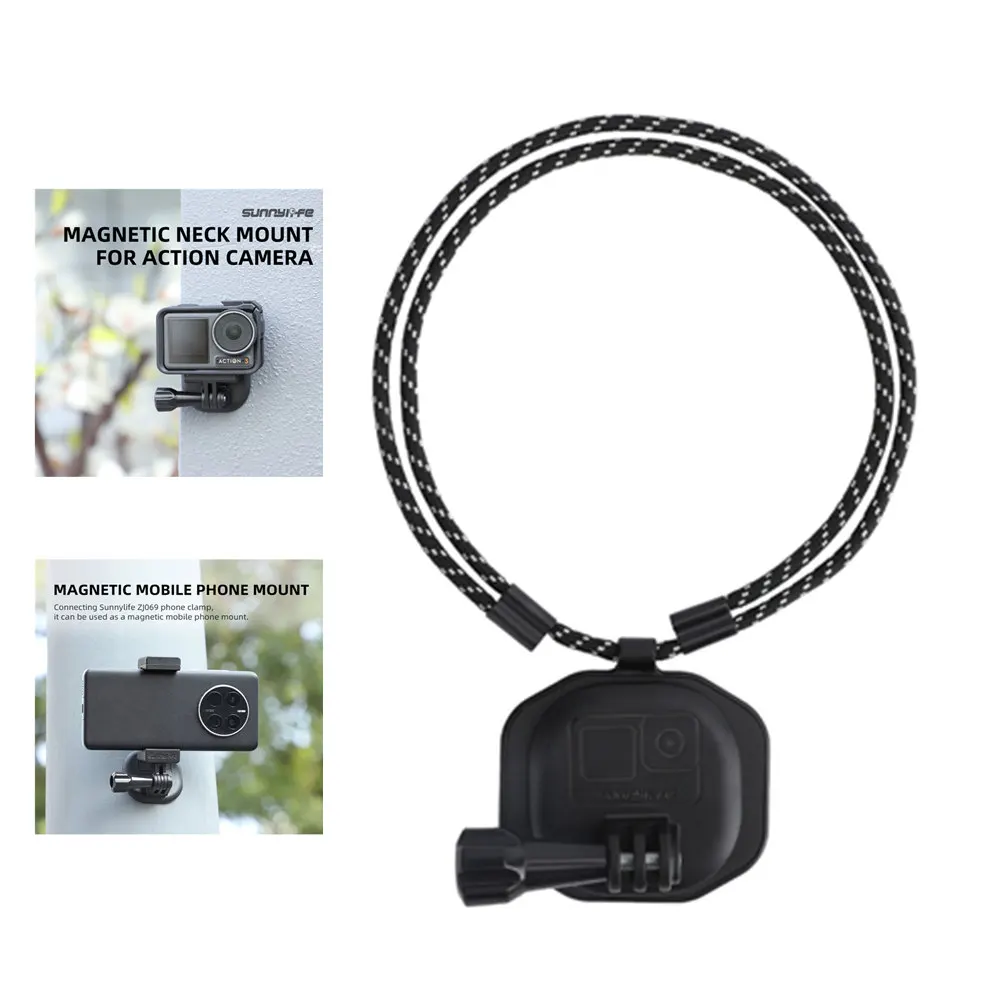 Magnetic-Camera-Neck-Holder-Mount-Chest-Strap-Hanging-Bracket-for-GoPro ...
