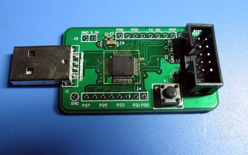 USB Development Board C8051F340 Onboard 128MB Memory Learning Board ...
