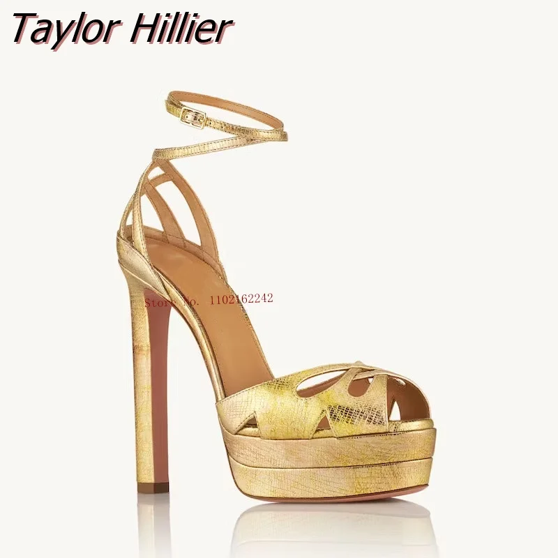 New-Summer-Water-Platform-Open-Toed-Sandals-Women-S-Gold-Fashion-Thick ...
