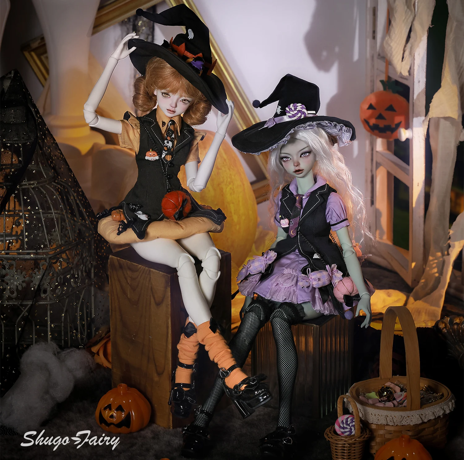 ShugaFairy Bertha 1/4 Bjd Doll Bariy Big Chest Halloween Troublemaker ...