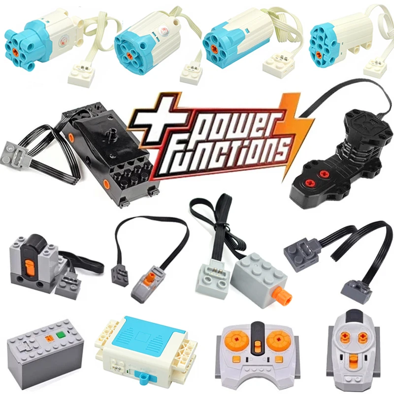 New Technical Strengthen Motor Parts Building Blocks Power Function PF ...