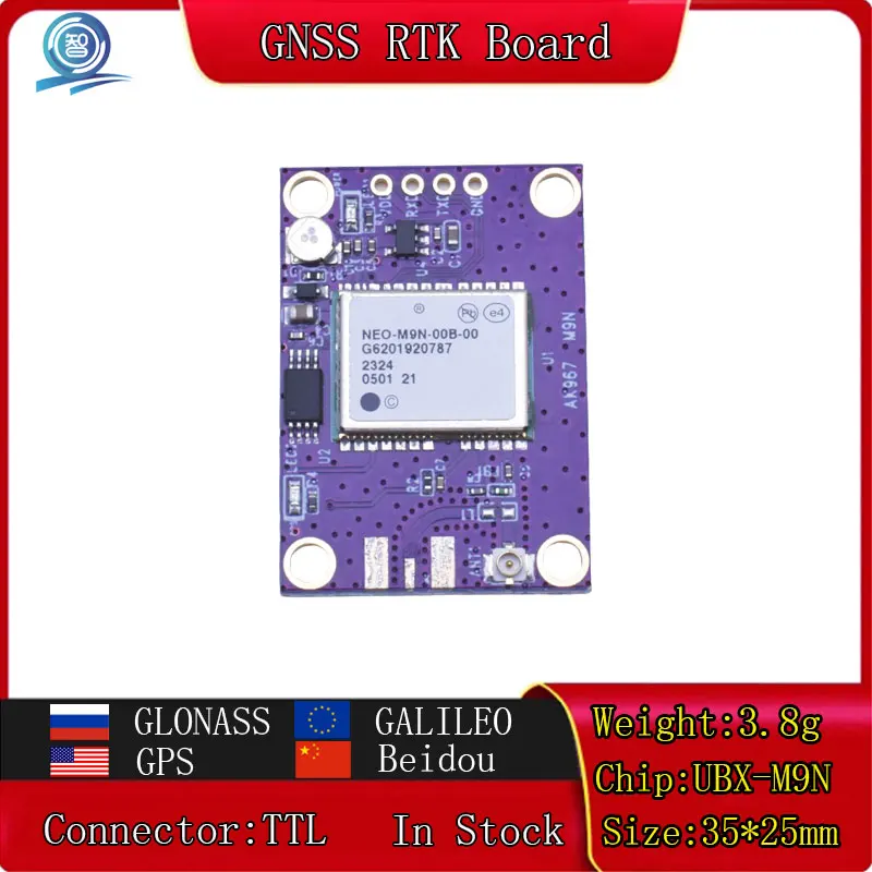 GPS-Module-M9N-With-External-Compass-IST8310-GNSS-RTK-Antenna-High ...