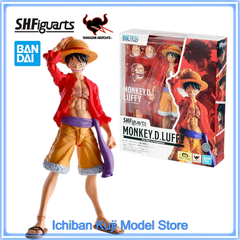 100-Original-In-Stock-One-Piece-Bandai-S-H-Figuarts-Luffy-The-Raid-on ...