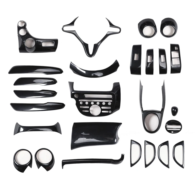 For-Honda-Fit-GE6-GE8-2008-2009-2010-2011-2012-2013-Plastic-Carbon ...