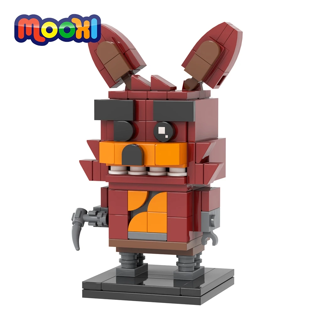 MOOXI-Horror-Game-Figure-136Pcs-MOC-Bricks-Toy-Bear-BrickHeadsed-DIY ...