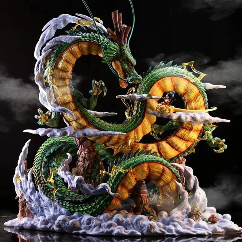24cm-Dragon-Ball-Anime-Figure-Shenron-Figure-Goku-And-Shenron-Figurine ...