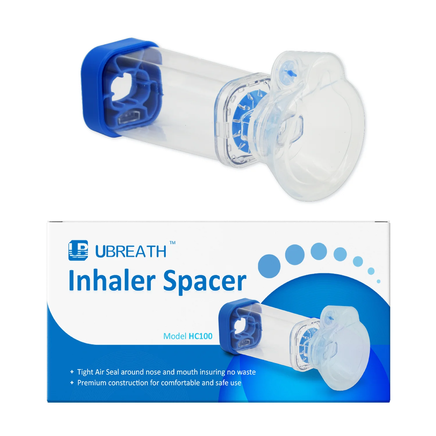 UB-UBREATH-Automizer-Asthma-Spacer-Inhaler-Spacer-Mist-Storage ...