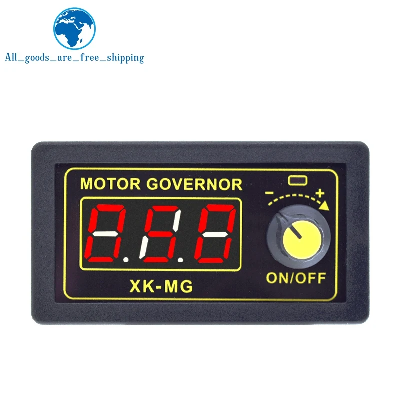 Controlador de motor dc 5 30v 12v 24v 5a, codificador digital com velocidade ajustável ...