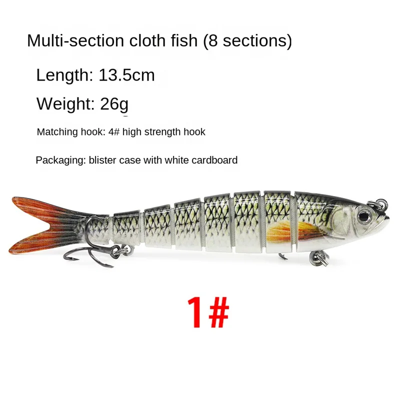 Proaovao-7-19g-Swimbait-Pike-Wobblers-Crankbait-Fishing-Lure-Multi ...