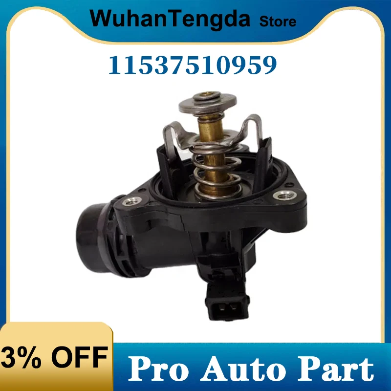 11537510959 Engine Coolant Thermostat for BMW E87 E82 120i E46 318i E90 ...