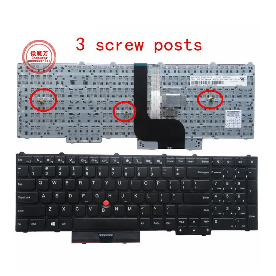 US-NEW-keyboard-For-Lenovo-P50-P70-S-P51-P71-MT-20EN-20EQ-English ...