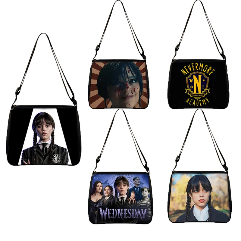Wednesday-Addams-And-Enid-Women-Crossbody-Bags-Nevermore-Academy ...