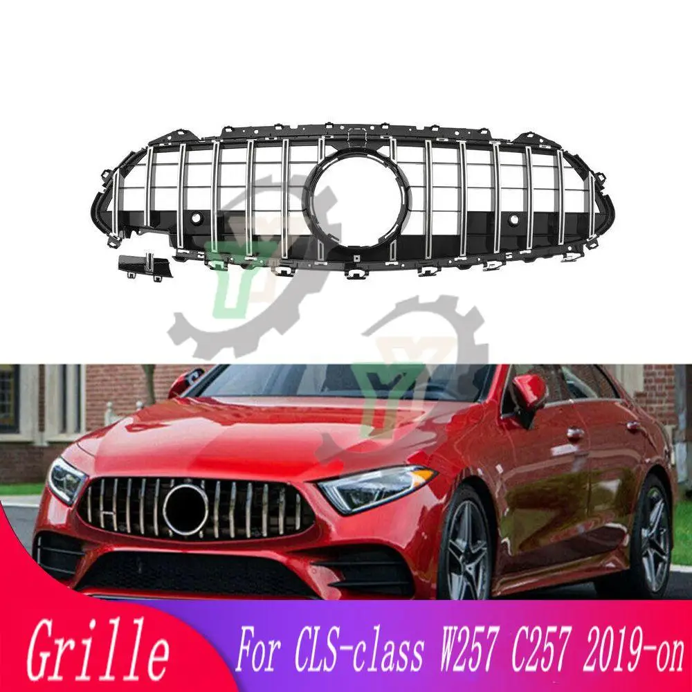 Front Bumper Upper Grille Racing Grill For Mercedes Benz CLS Class C257 ...