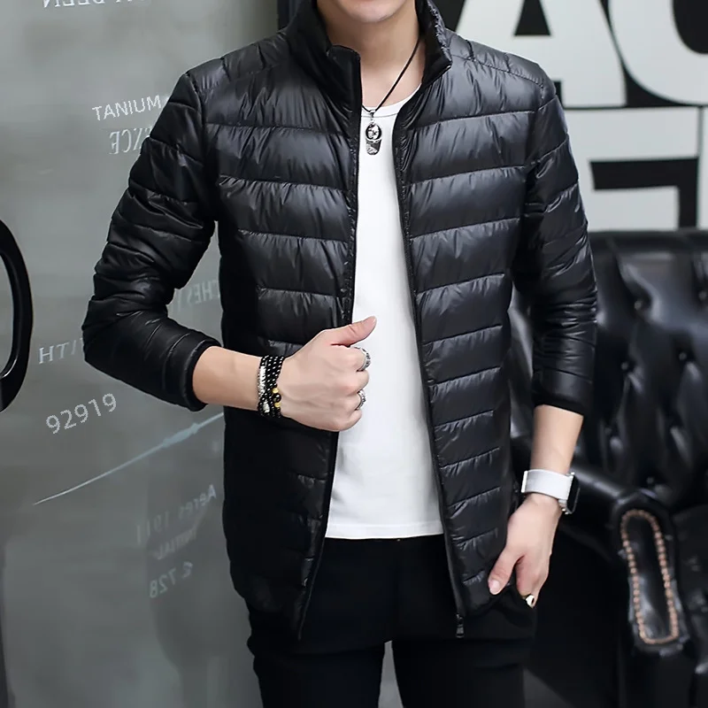 Men-s-Winter-Cotton-padded-Coat-Casual-Trendy-Lightweight-Jacket-Small ...