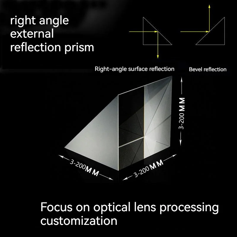 Right-angle-detection-prism-mobile-phone-detection-total-reflection-bevel-coating-custom-belt ...
