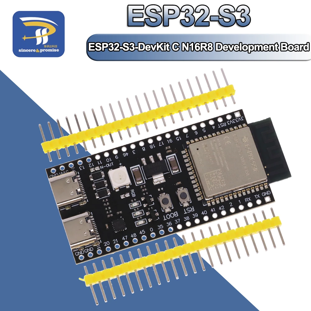 Esp32 / Esp32-s3 Wifi+bluetooth Internet Of Things Dual Type-c ...