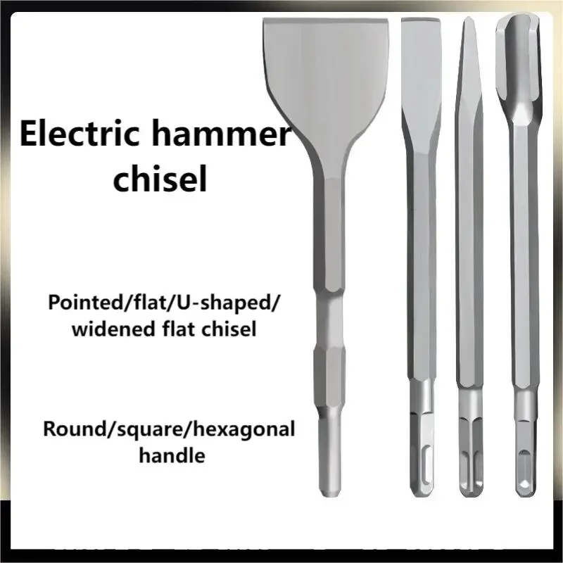 380-400mm-Chisel-Set-SDS-Plus-Shank-Electric-Hammer-Drill-Bit-Point ...