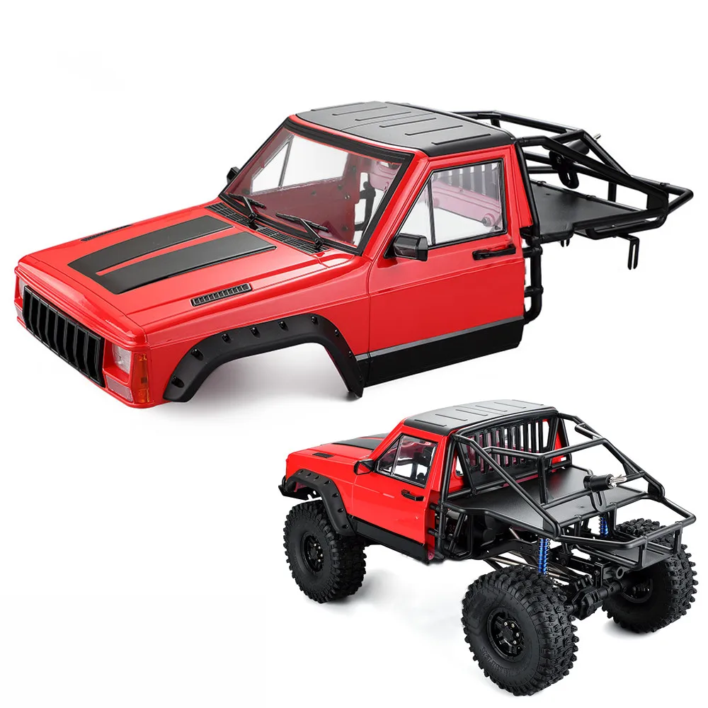 Cherokee Body Cab & Back-Half Cage for 1/10 RC Crawler Car TRX-4 Axial ...