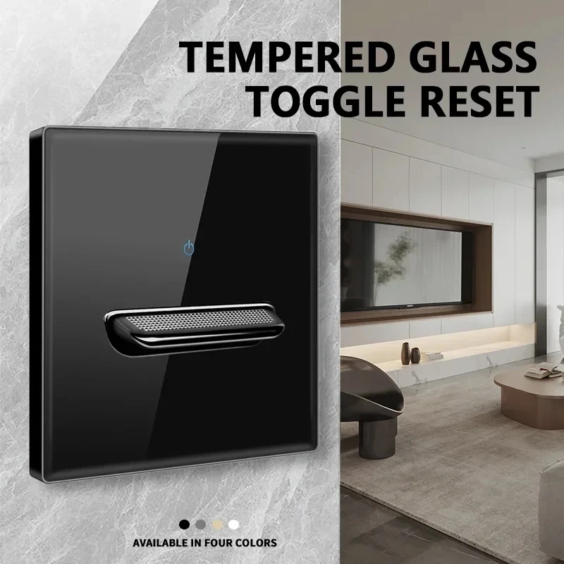 Crystal-Tempered-Glass-Switch-Panel-LED-Indicator-1-2-3-4-Gang-1-2-Way ...