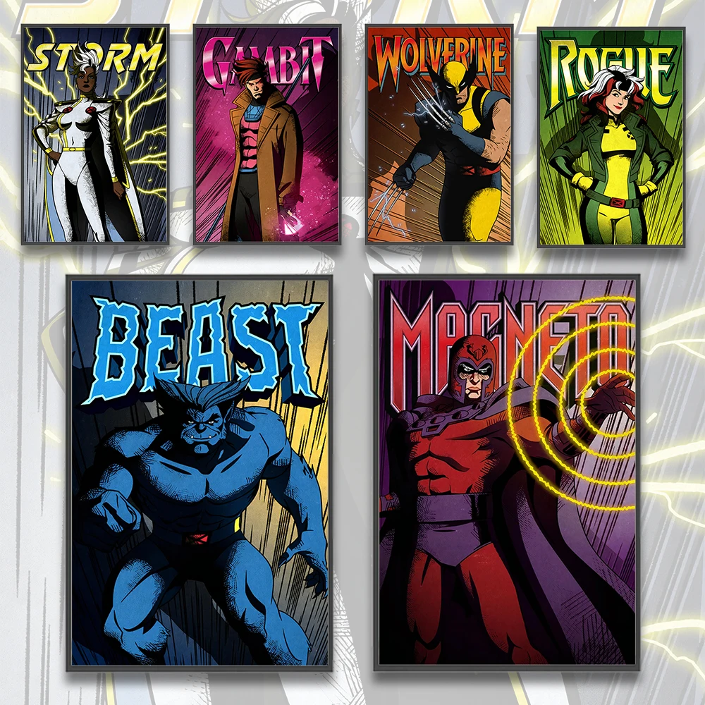 M-marvel-x-x-men-p-ster-autoadhesivo-de-Anime-figuras-de-pel-cula ...