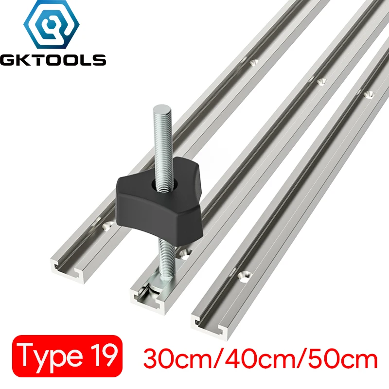 Type-19-30-80cm-Woodworking-Aluminium-T-Track-Slot-Slider-Hold-Down ...