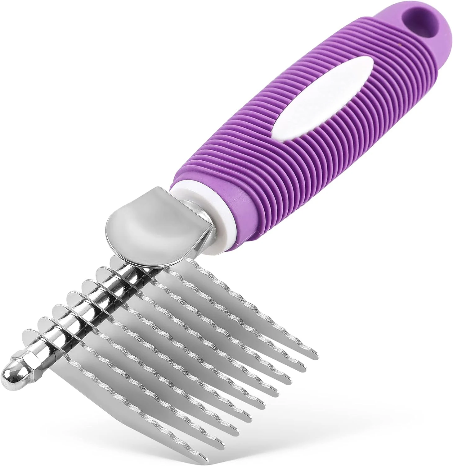 Pet-Dematting-Fur-Rake-Comb-Brush-Tool-Dog-and-Cat-Comb-with-Long ...