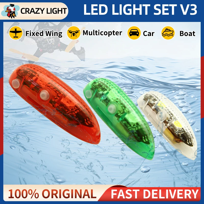 CRAZY LIGHT V3 LED Wireless Navigation Light Easylight Strobe Night ...