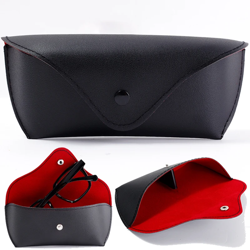 PU Leather Eyewear Cases Cover for Sunglasses Women's Eyeglasses Case ...