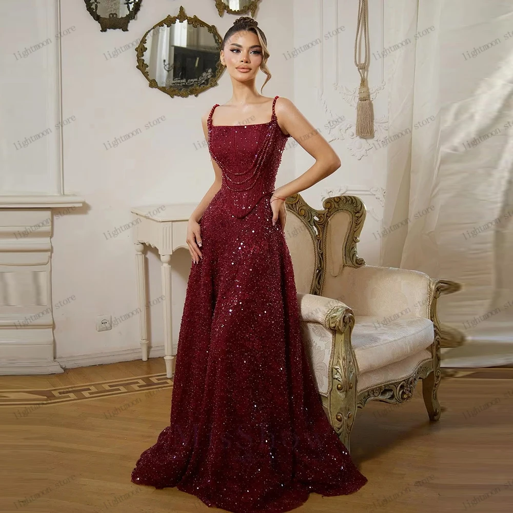 Charming Evening Dresses Exquisite Prom Dress Beading Appliques ...