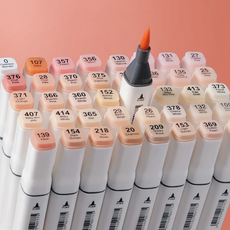 6-color-Touch-soft-head-skin-tone-marker-pen-anime-hand-drawn-art ...