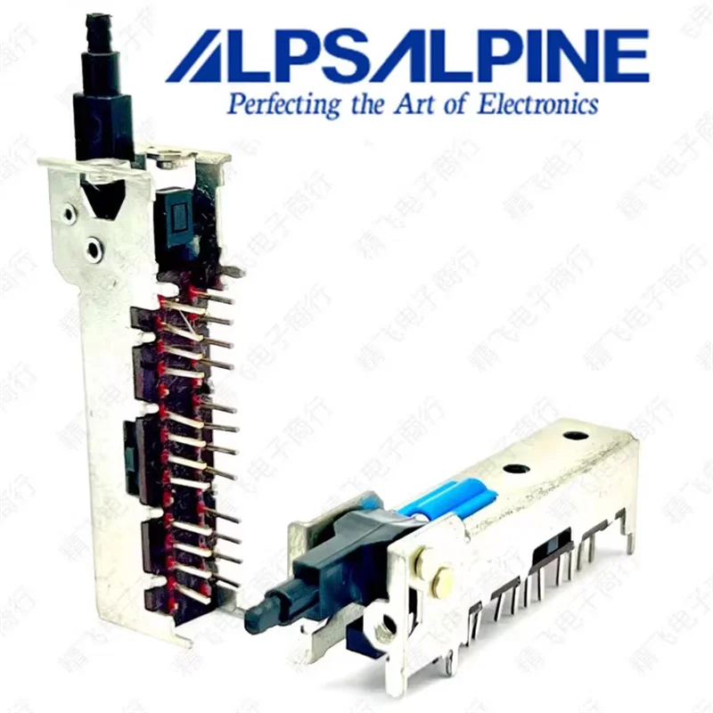 1 pcs brand new stock ALPS band switch, 2 poles, 3 gears, long up and ...