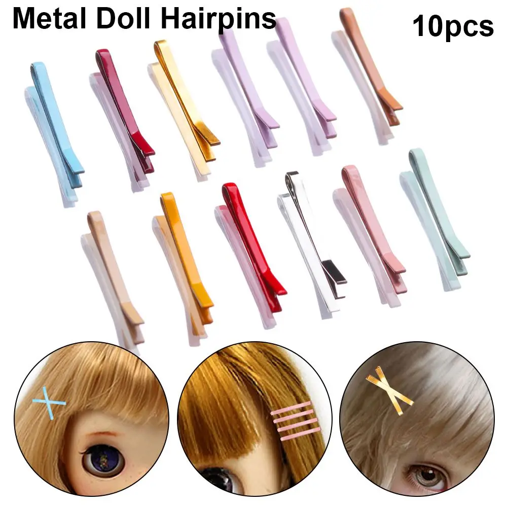 10Pcs-Doll-Head-Clips-Cute-Mini-Metal-Headclip-Children-Headwear ...