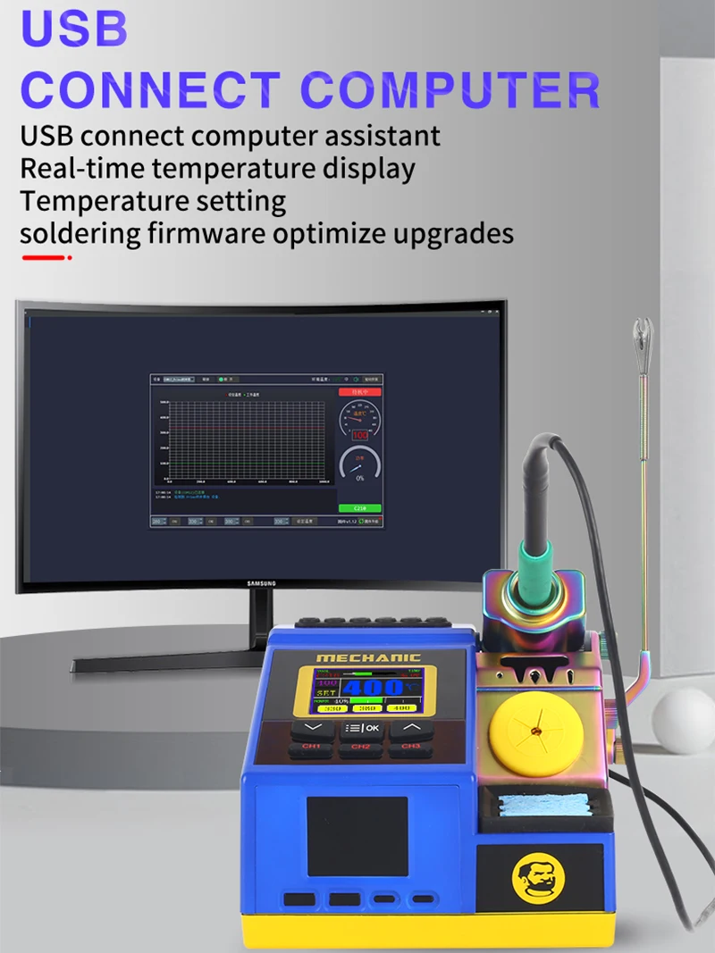 Mechanic Prime T210 Nano Soldering Station 110V/220V