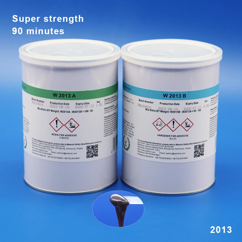 Super Strength Epoxy Adhesive Amber Standard 90 Mins 2013 1.8KG Bonded ...