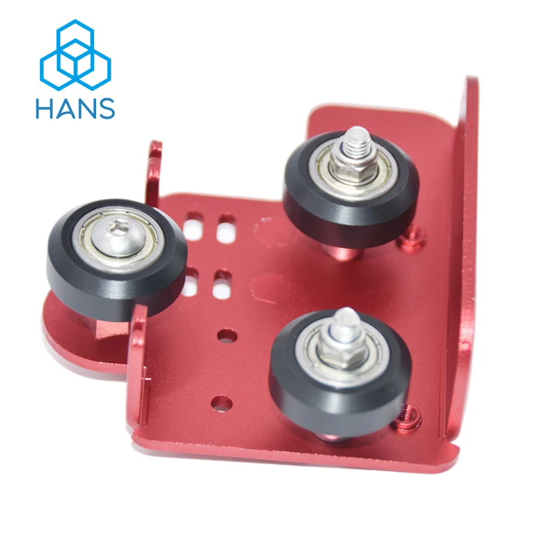 3D Printer Parts Extruder Back Support Metal Plate With Pulley 3D ...